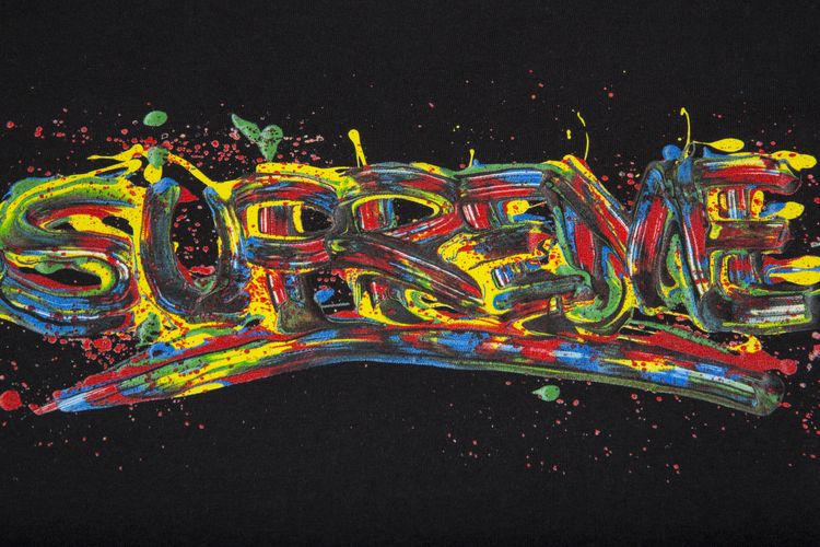 Buy Supreme Paint Logo Tee 'Black' - SS20T36 BLACK | GOAT