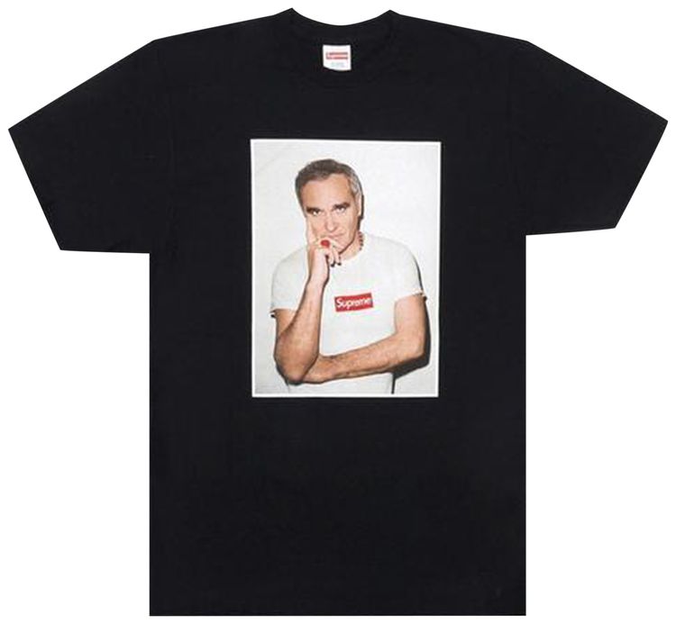 Buy Supreme Morrissey Tee 'Black' - SS16T29 BLACK | GOAT