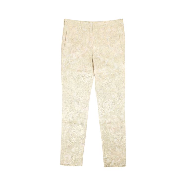 Buy Comme des Garçons Floral Pants 'Gold' - GE P003 051 | GOAT