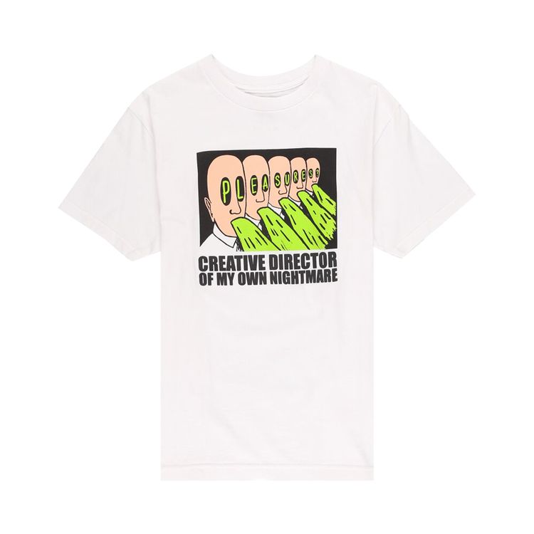 Buy Pleasures Vomit T-Shirt 'White' - P22W064 WHIT | GOAT