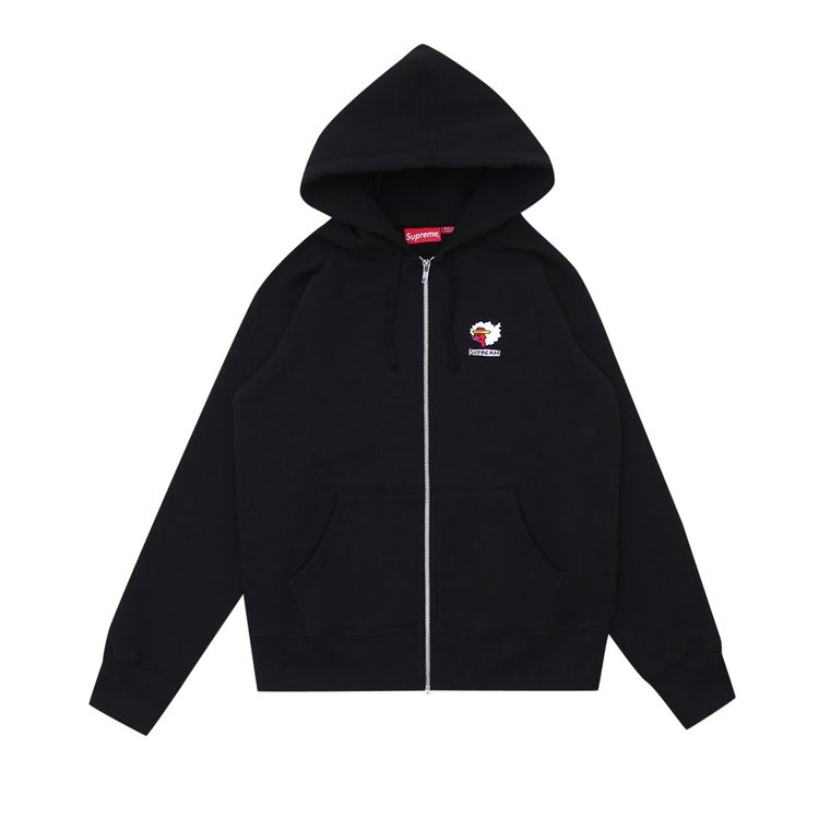 Buy Supreme Gonz Ramm Zip Up Sweatshirt 'Black' - FW17SW23 BLACK | GOAT