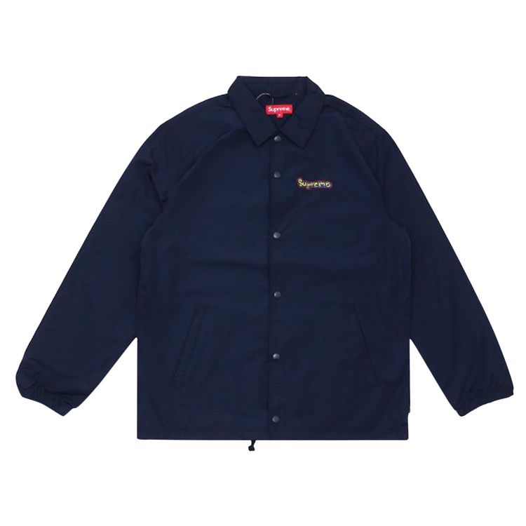 Buy Supreme Gonz Logo Coaches Jacket 'Navy' - SS18J81 NAVY | GOAT