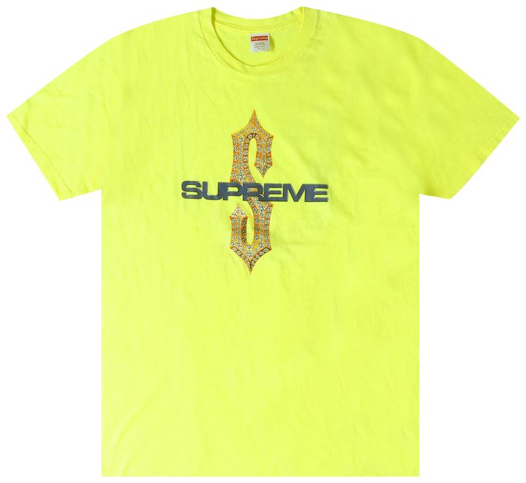 Buy Supreme Diamonds Tee 'Bright Yellow' - SS18T32 BRIGHT YELLOW | GOAT NL