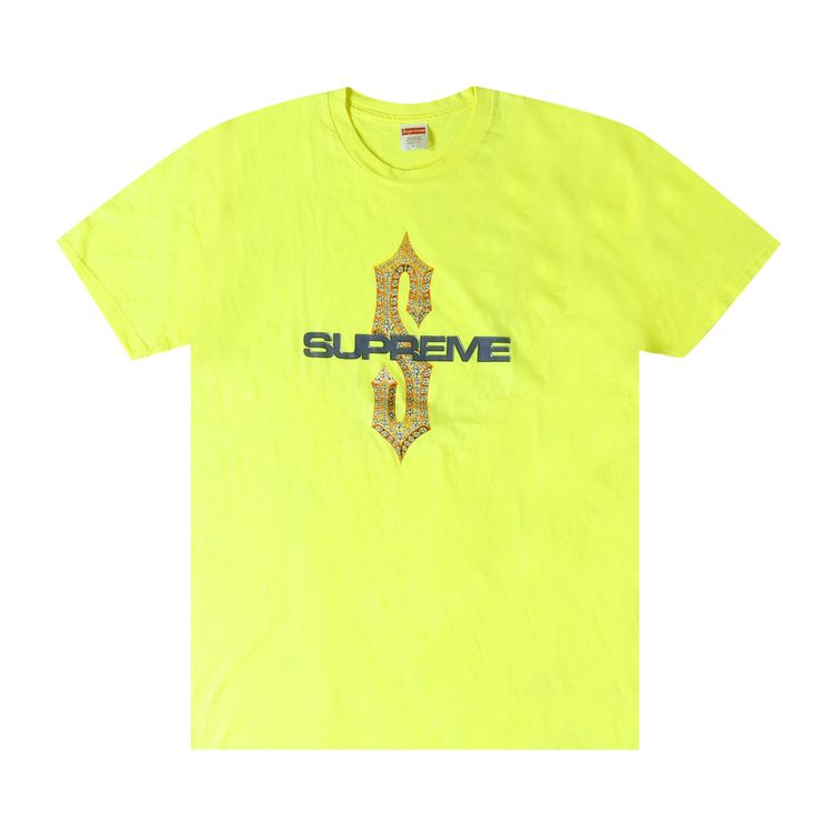 Buy Supreme Diamonds Tee 'Bright Yellow' - SS18T32 BRIGHT YELLOW | GOAT