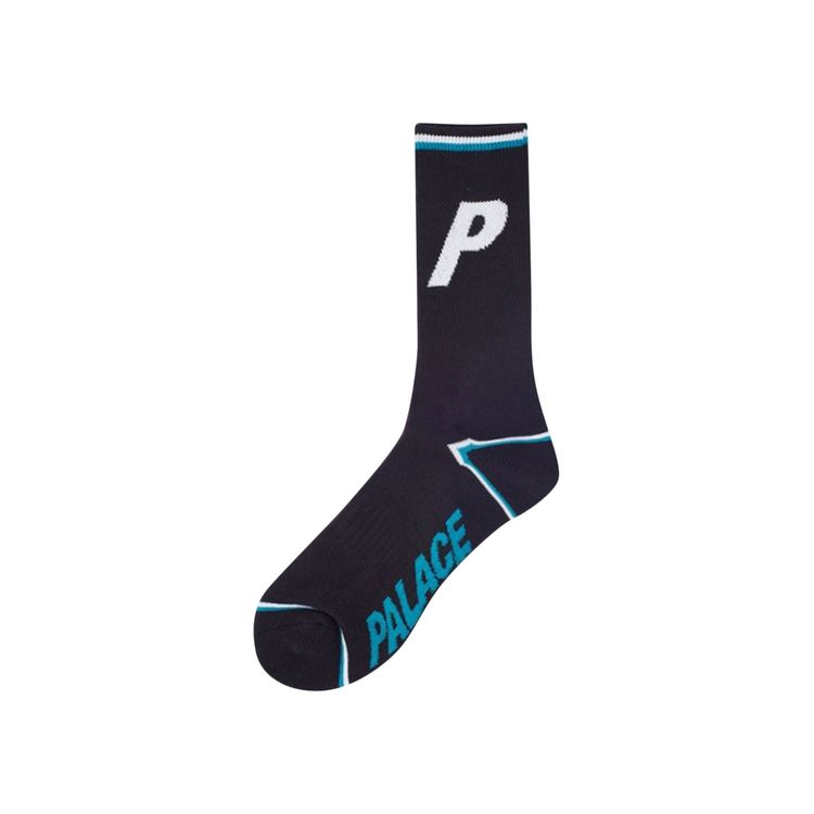 Buy Palace P Tip Sock 'Black' - P16SK007 | GOAT