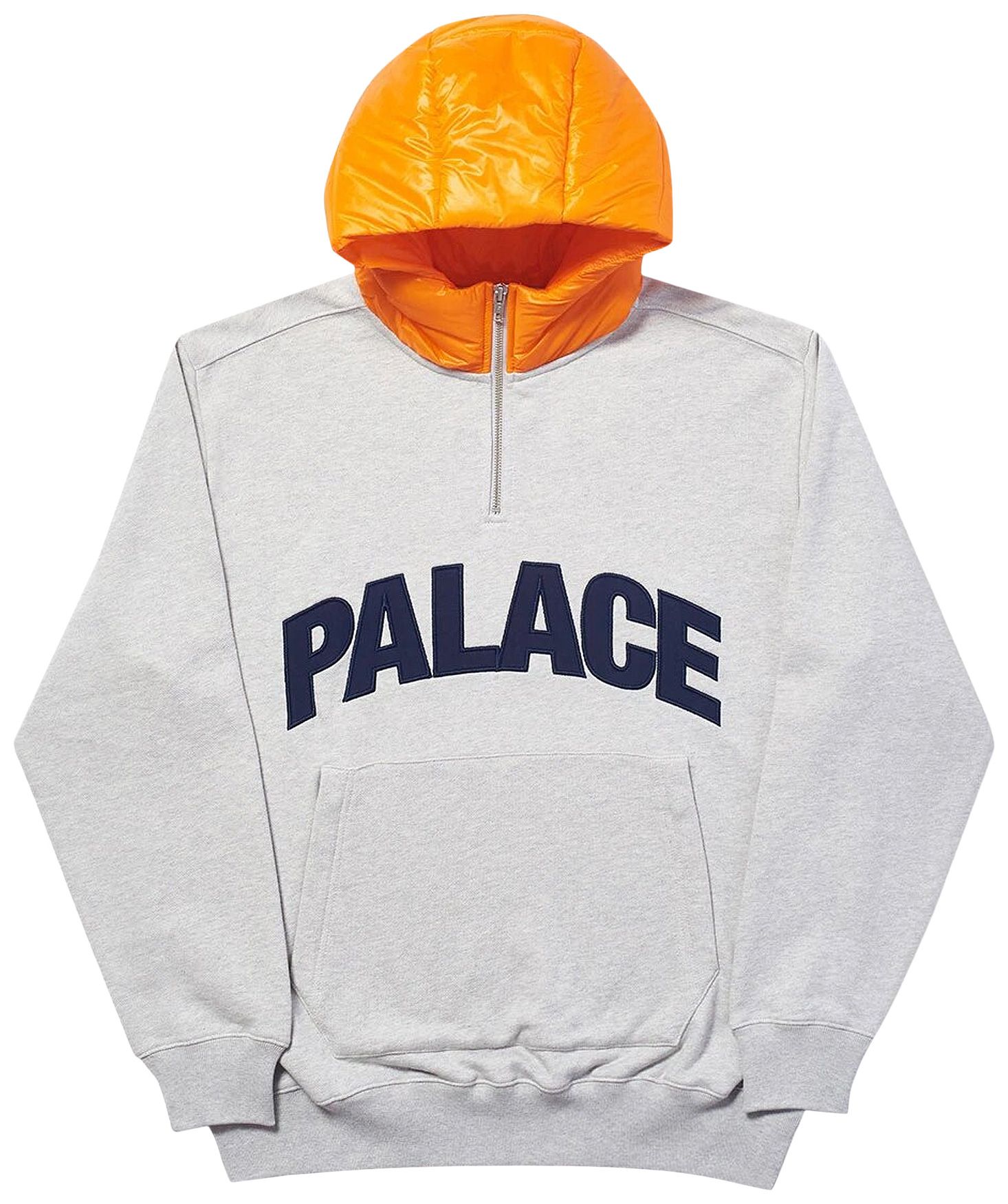 Buy Palace Puffer Hood 'Grey' - P18CS078 | GOAT