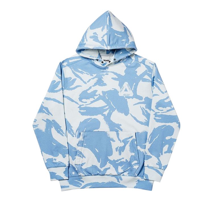 Buy Palace Pealed Hood 'Blue' - P18CS030 | GOAT