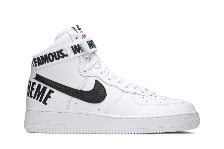Buy Supreme x Nike Air Force 1 High Supreme 'White' - 698696 100 | GOAT