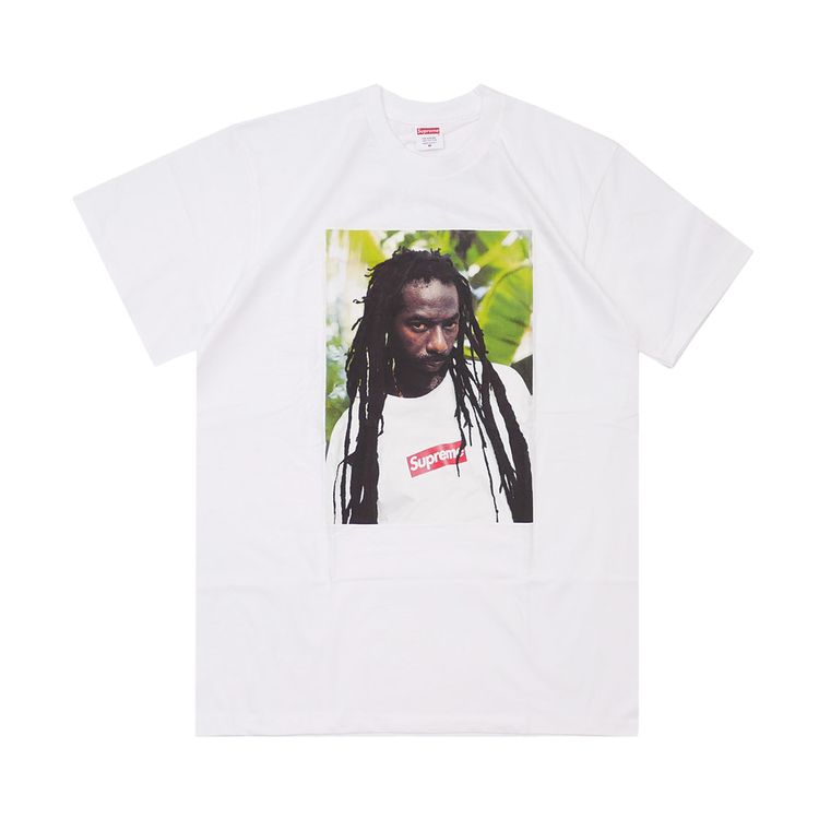 Buy Supreme Buju Banton Tee 'White' - SS19T62 WHITE | GOAT