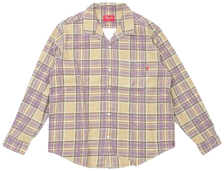 Buy Supreme Printed Plaid Shirt 'Tan' - SS20S29 TAN | GOAT UK