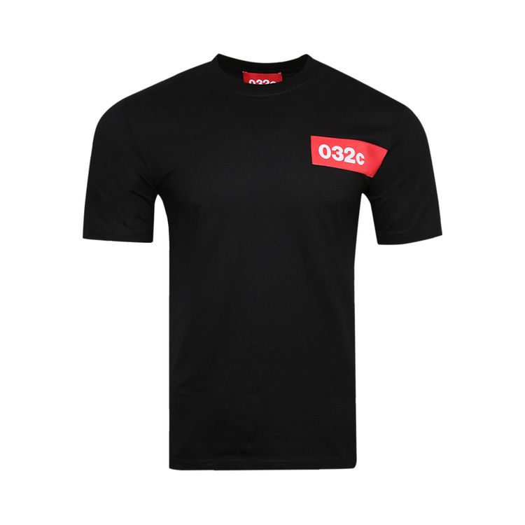 Buy 032C Taped Tee 'Black' - FW22 C 1010 BLAC | GOAT
