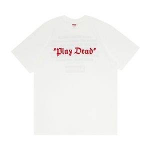 Buy Supreme Play Dead Tee 'White' - FW22T75 WHITE | GOAT