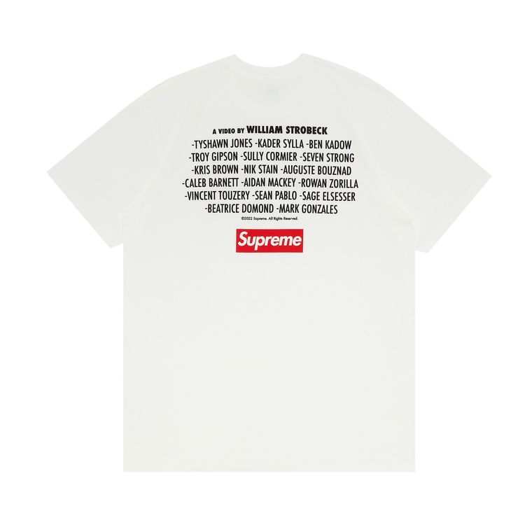 Buy Supreme Play Dead Tee 'White' - FW22T75 WHITE | GOAT