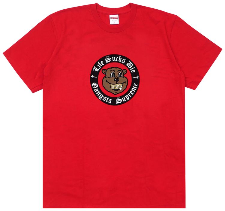 Buy Supreme Life Sucks Die Tee 'Red' - FW18T39 RED | GOAT