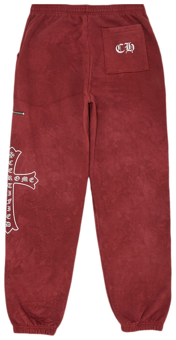 Buy Chrome Hearts x Drake Friends & Family Cross Sweatpants 'Red ...