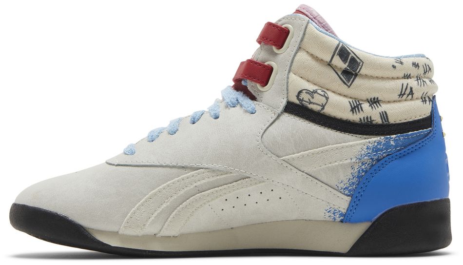 Buy DC Comics x Reebok Wmns Freestyle High 'Harley Quinn' - HQ4572 | GOAT