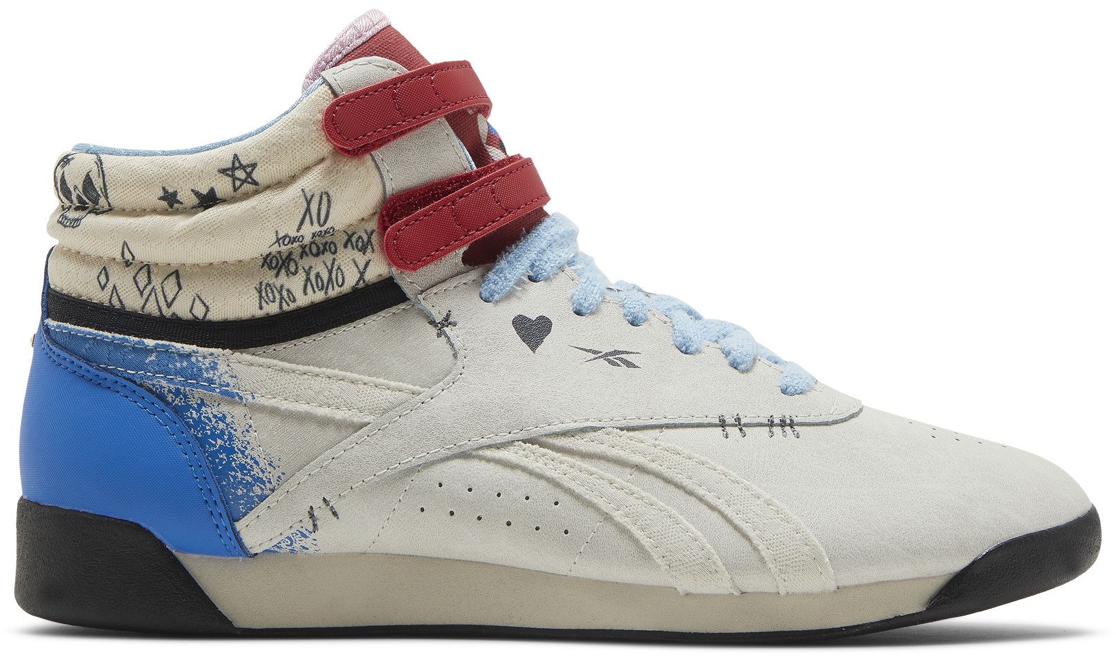 Buy DC Comics x Reebok Wmns Freestyle High 'Harley Quinn' - HQ4572 | GOAT