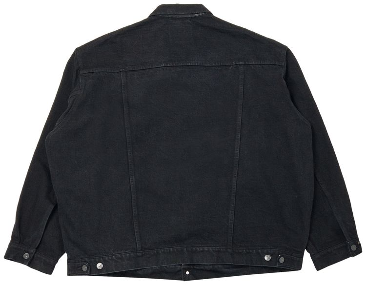 Buy Balenciaga Denim Jacket 'Black' - 0060 1R230306DJ BLAC | GOAT
