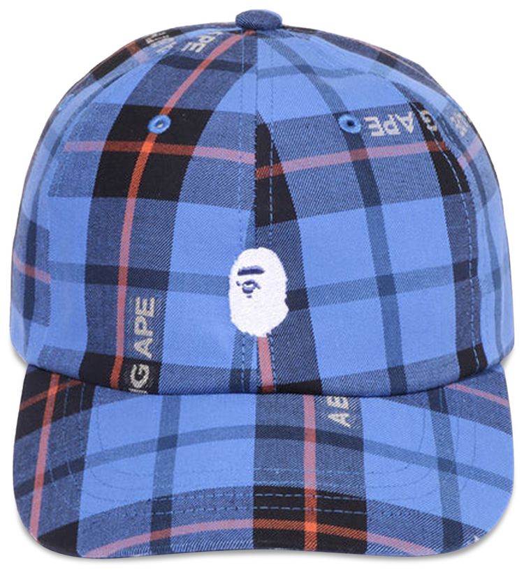 Buy BAPE Check Panel Cap 'Blue' - 1I30 180 027 BLUE | GOAT