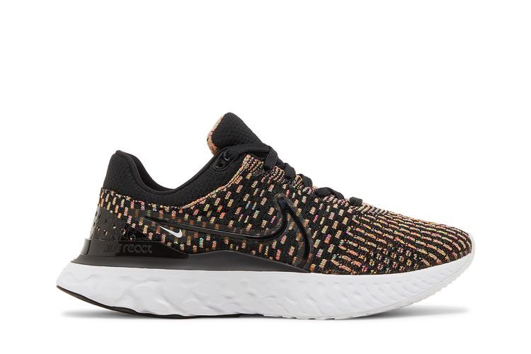 Buy Nike Wmns React Infinity Run Flyknit 3 'Black Multi' - DD3024 002 ...