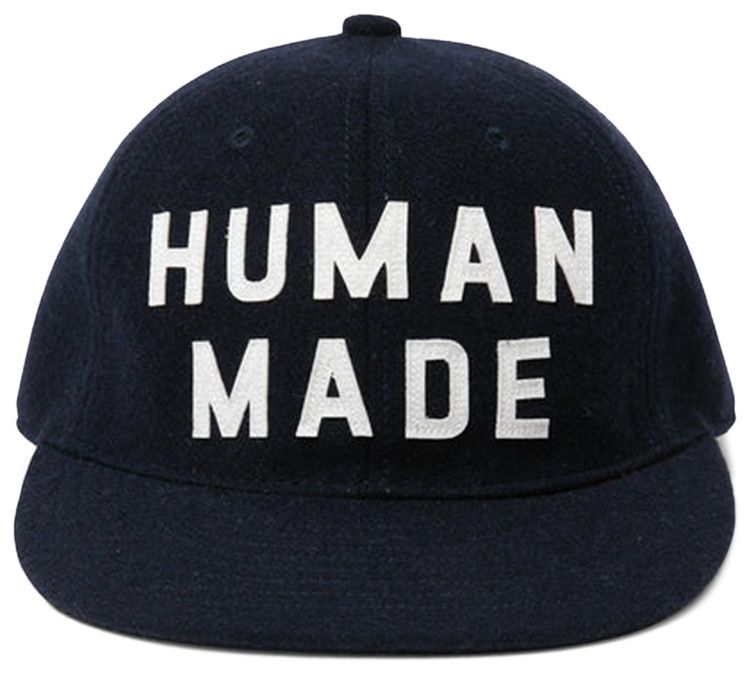 Buy Human Made Wool Ball Cap 'Navy' - HM24GD018 NAVY | GOAT