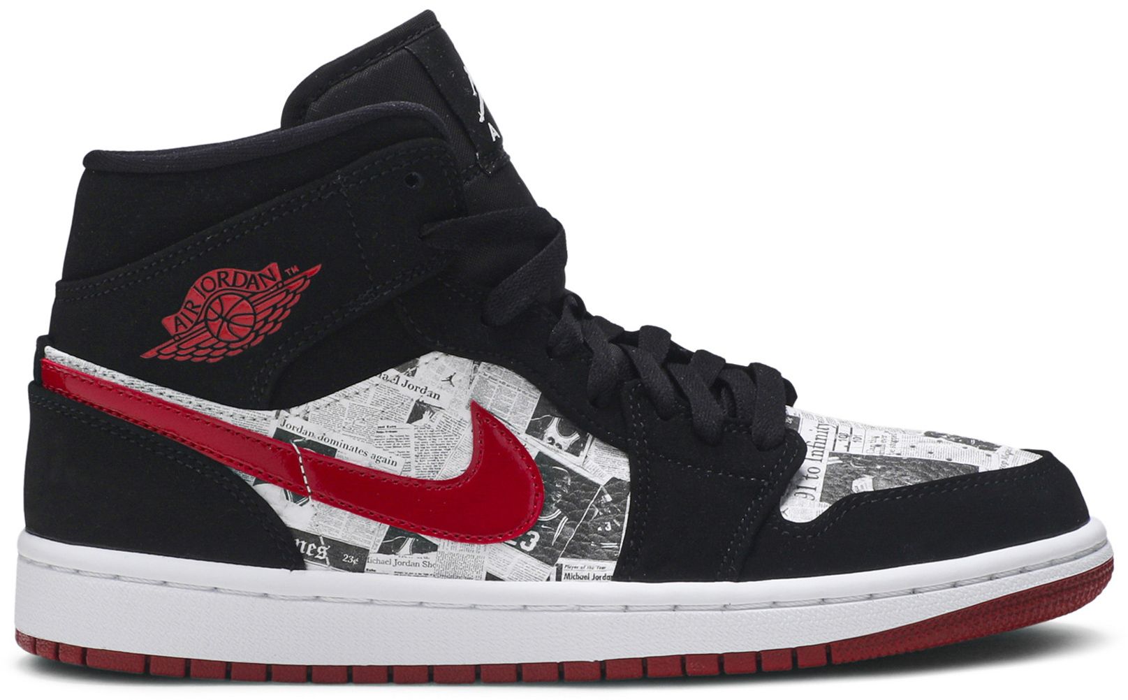 Buy Air Jordan 1 Mid SE 'Newspaper Air Times' - 852542 061 | GOAT