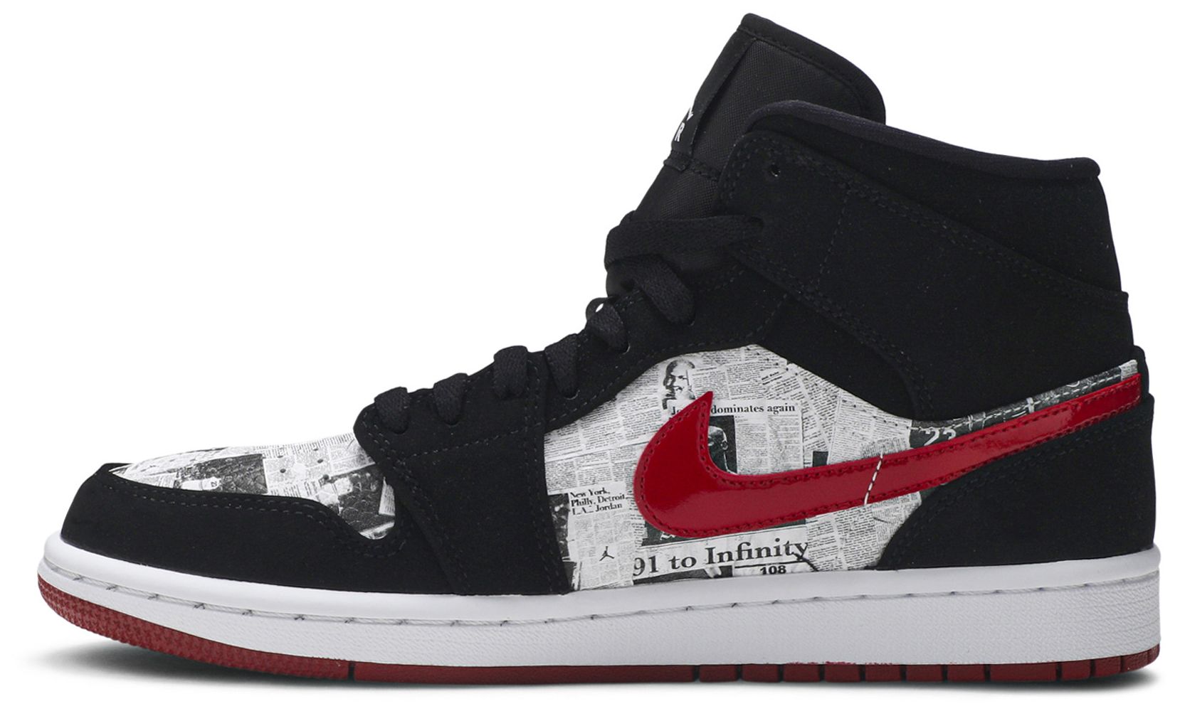 Buy Air Jordan 1 Mid SE 'Newspaper Air Times' - 852542 061 | GOAT