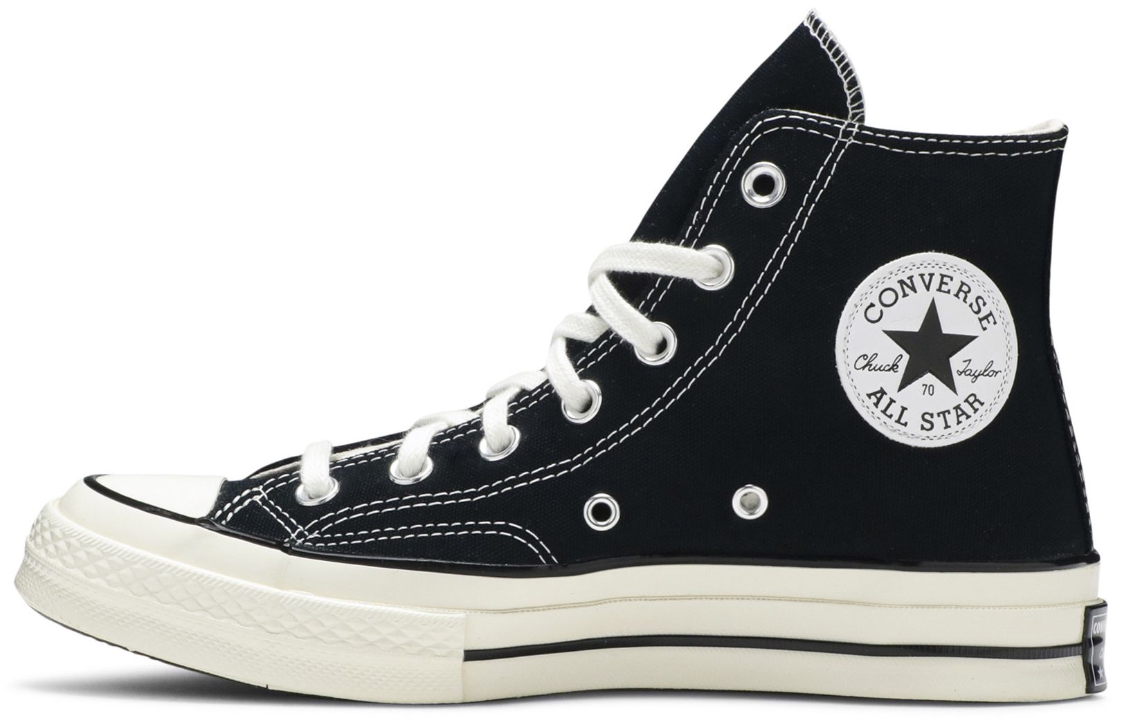 Buy Converse Chuck 70 Vintage Canvas High 'Black' - 162050C | GOAT