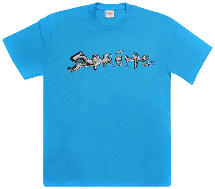 Buy Supreme Liquid Tee 'Bright Blue' - FW18T18 BRIGHT BLUE | GOAT
