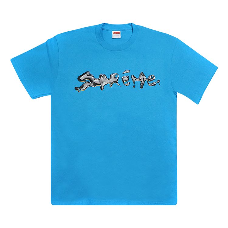 Buy Supreme Liquid Tee 'Bright Blue' - FW18T18 BRIGHT BLUE | GOAT