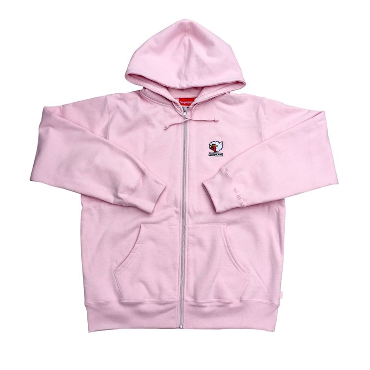 Buy Supreme Gonz Ramm Zip Up Sweatshirt 'Pale Pink' - FW17SW23 PALE ...