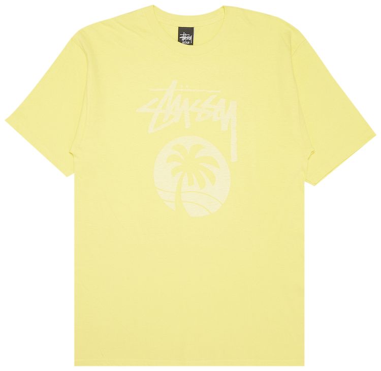 Buy Stussy Stock Tone Tree Tee 'Yellow' - 0535 100000103TTT YELL | GOAT