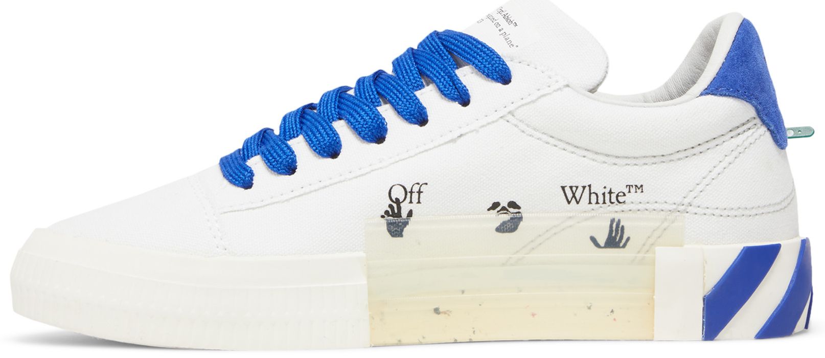 Buy Off-White Wmns Vulc Sneaker 'White Blue' - OWIA178S22FAB001 0145 | GOAT