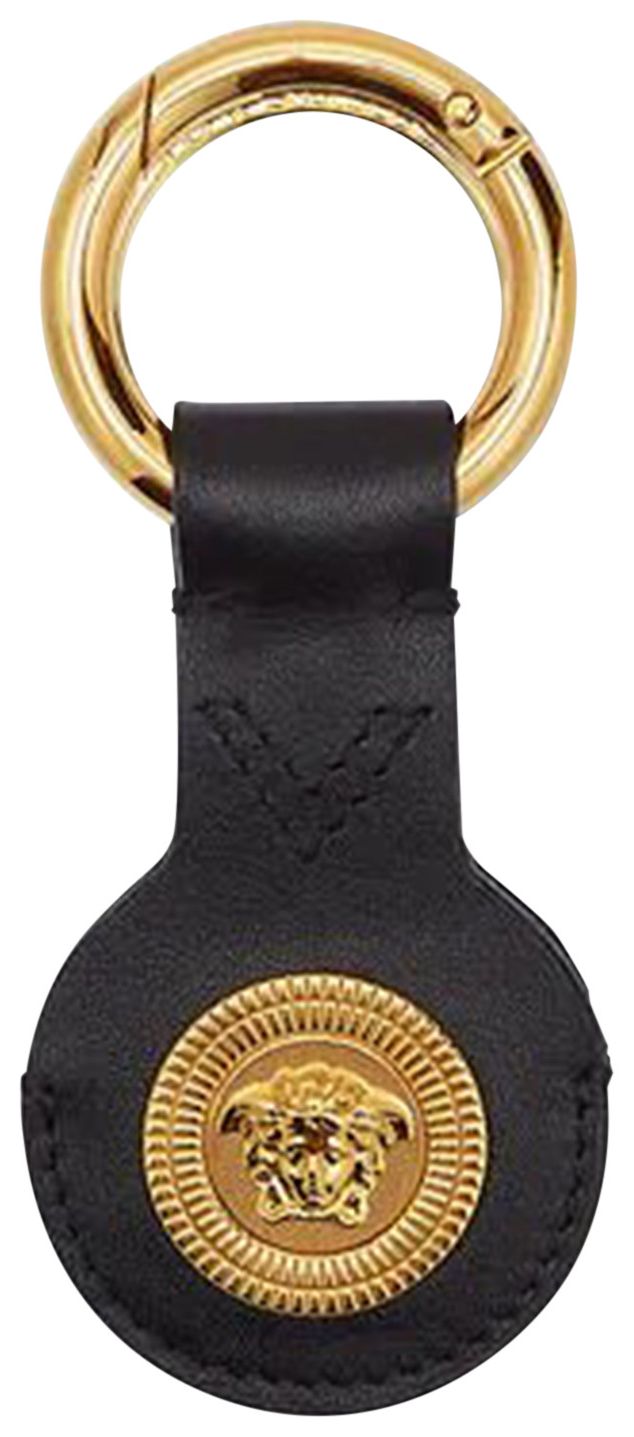Buy Versace Logo Keychain 'Black/Versace Gold' - 1006198 1A03190 1B00V ...