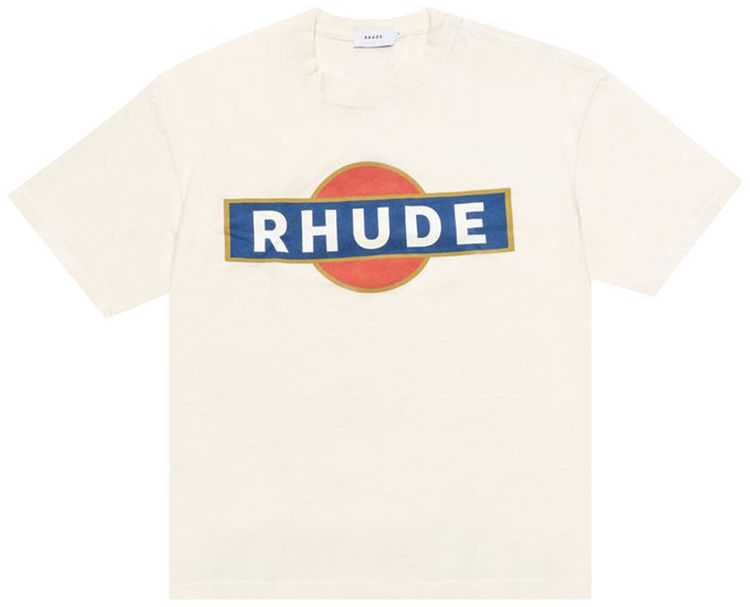 Buy Rhude Vintage Racer Tee 'Vintage White' - PS23TT11838611 | GOAT