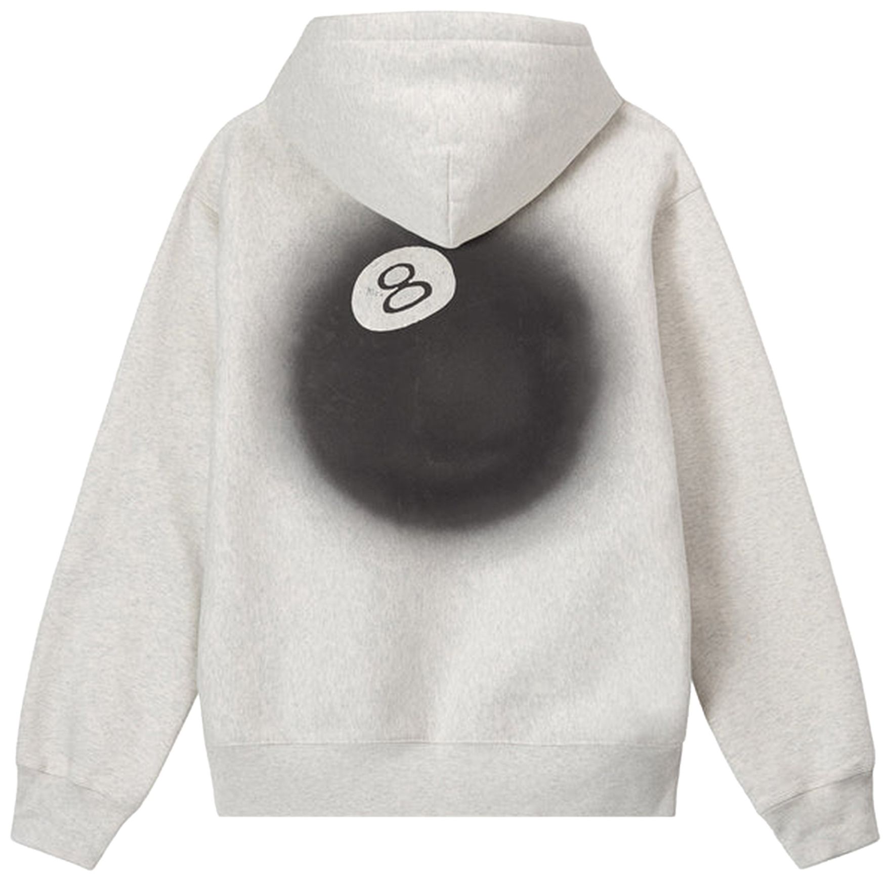 Buy Stussy 8 Ball Fade Hoodie 'Ash Heather' - 1924846MU ASH | GOAT
