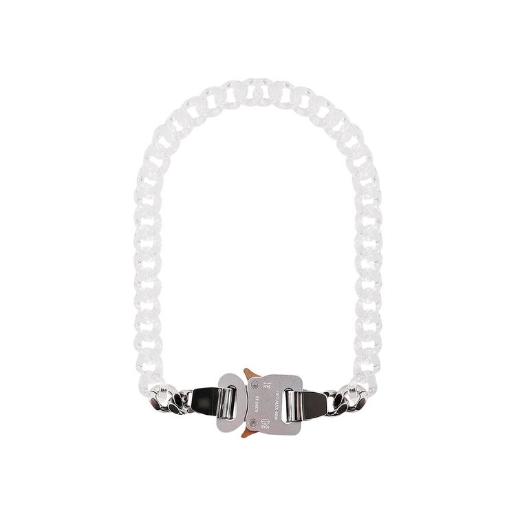 Buy 1017 ALYX 9SM Nylon And Metal Chain Necklace 'Transparent ...