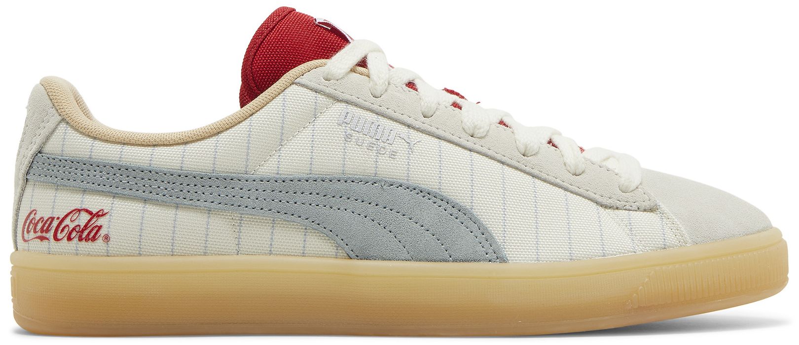 Buy Puma Coca-Cola x Suede 'Slate Pinstripes' - 387049 01 | GOAT