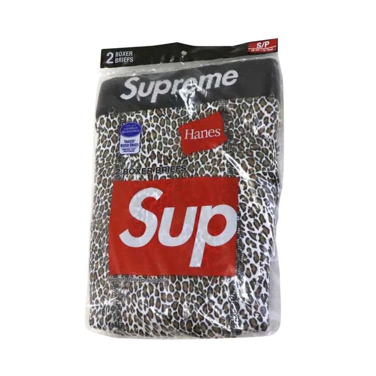 Buy Supreme x Hanes Leopard Boxer Briefs (2 Pack) 'Leopard' - SS19A10 ...