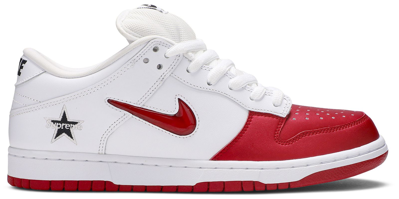 Buy Supreme x Nike Dunk SB Low 'Varsity Red' - CK3480 600 | GOAT