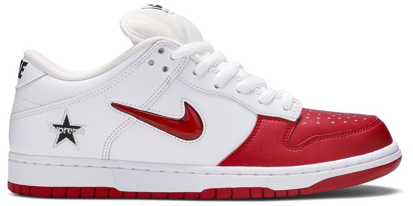 Buy Supreme x Nike Dunk SB Low 'Varsity Red' - CK3480 600 | GOAT