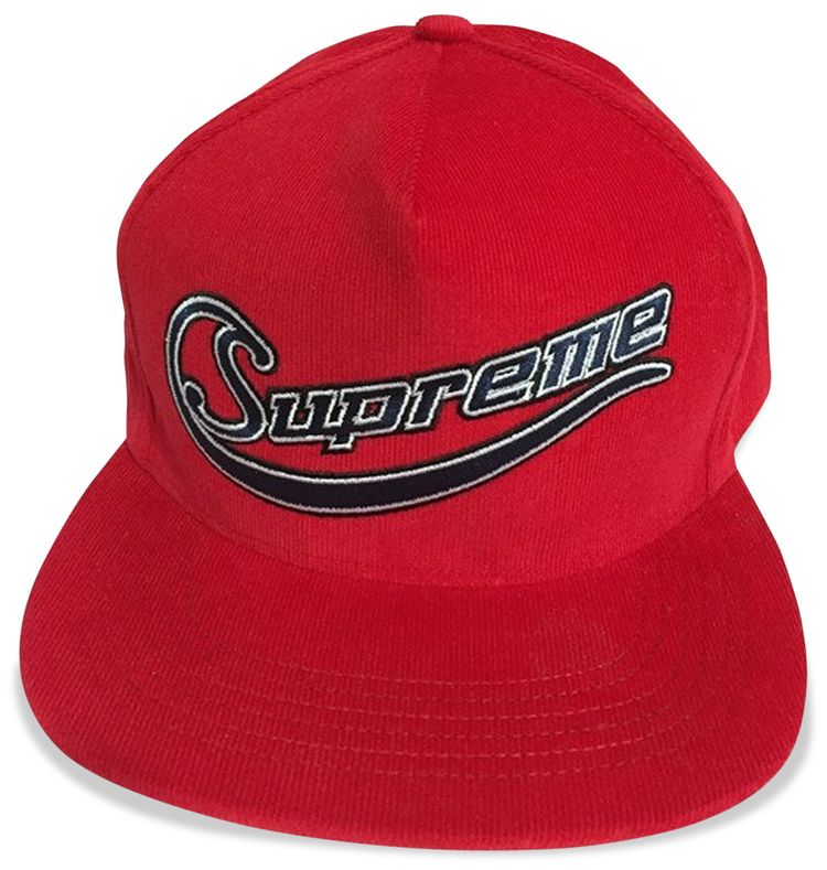 Buy Supreme Metallic Logo Corduroy 5-Panel 'Red' - SS19H45 RED | GOAT