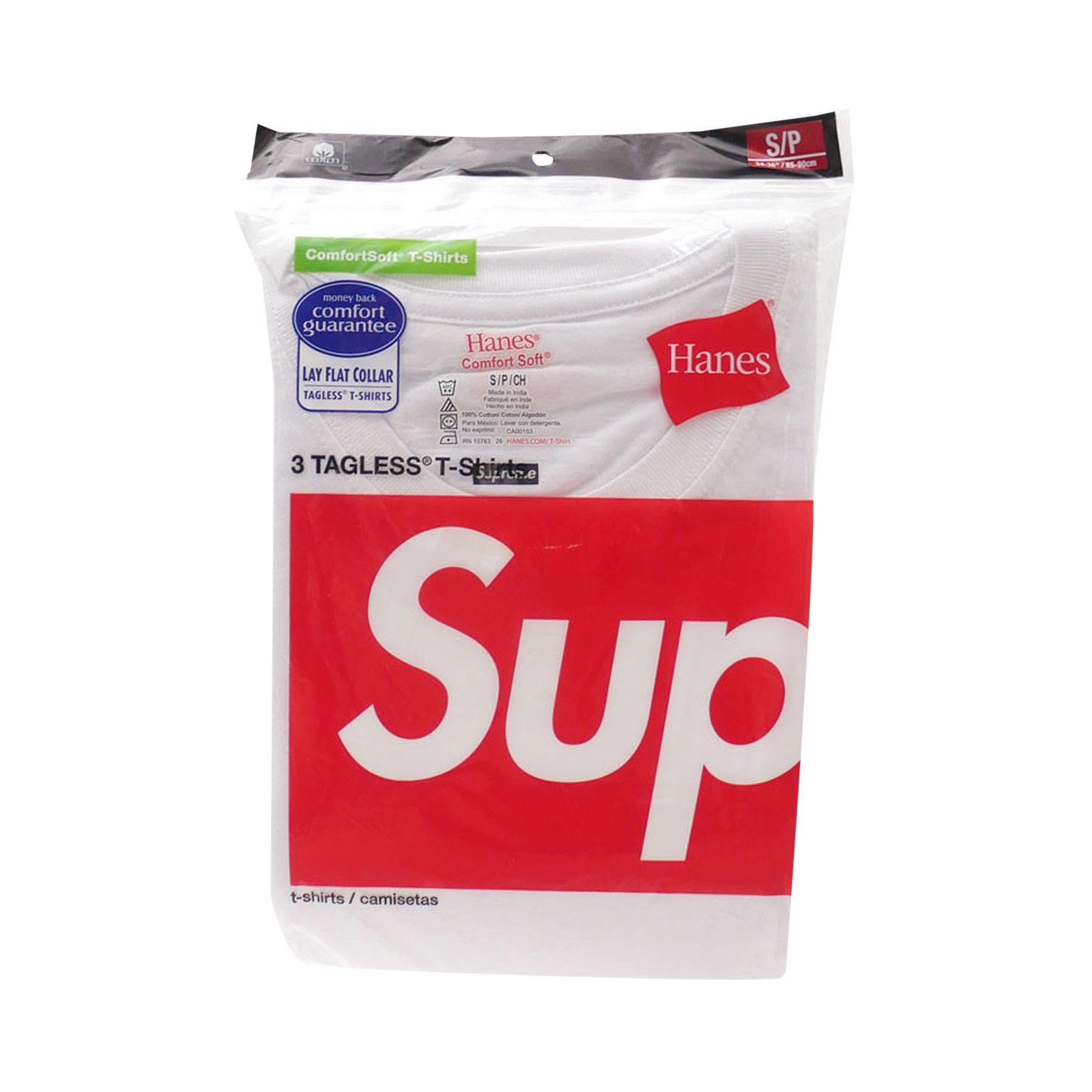 Buy Supreme x Hanes Tagless Tees (3 Pack) 'White' - SS20A23 WHITE | GOAT