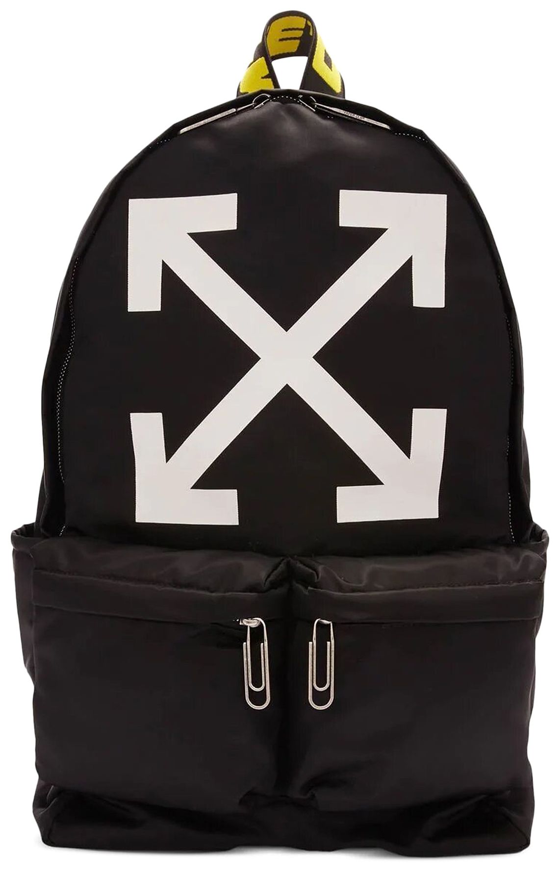 Buy Off-White Arrow Nylon Backpack 'Black/White' - OMNB003F22FAB0031001 ...