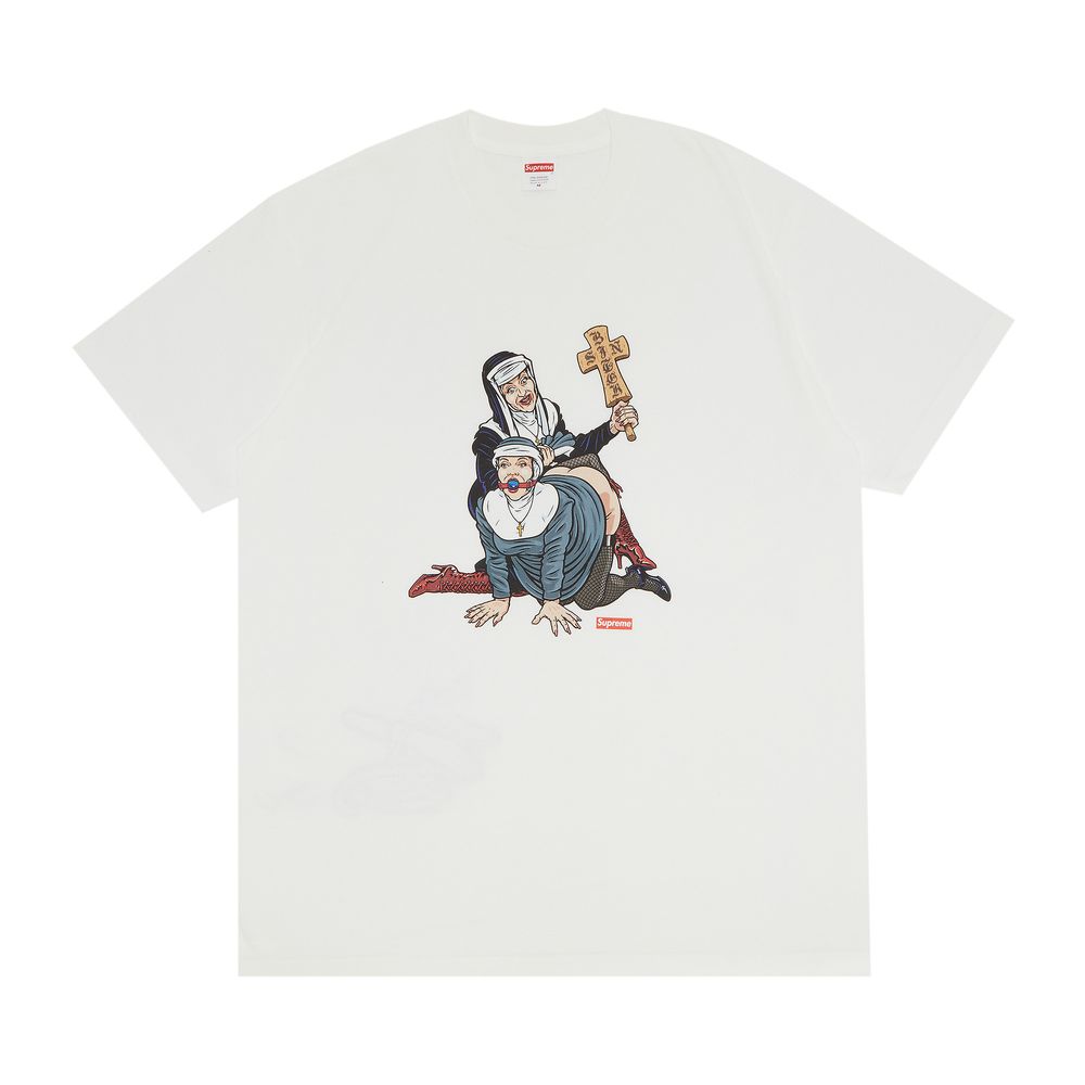 Buy Supreme Nuns Tee 'White' - FW22T16 WHITE | GOAT