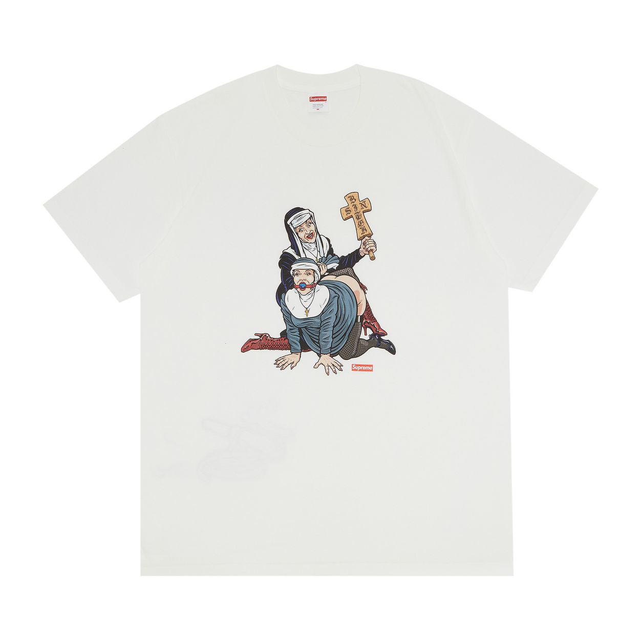 Buy Supreme Nuns Tee 'White' - FW22T16 WHITE | GOAT