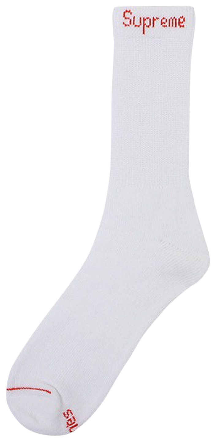 Buy Supreme x Hanes Crew Socks (4 Pack) 'White' - SS20A26 WHITE | GOAT