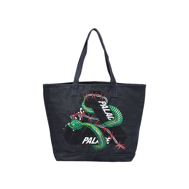 Buy Palace Hesh Denim Tote Bag 'Rinse' - P18BAG001 | GOAT