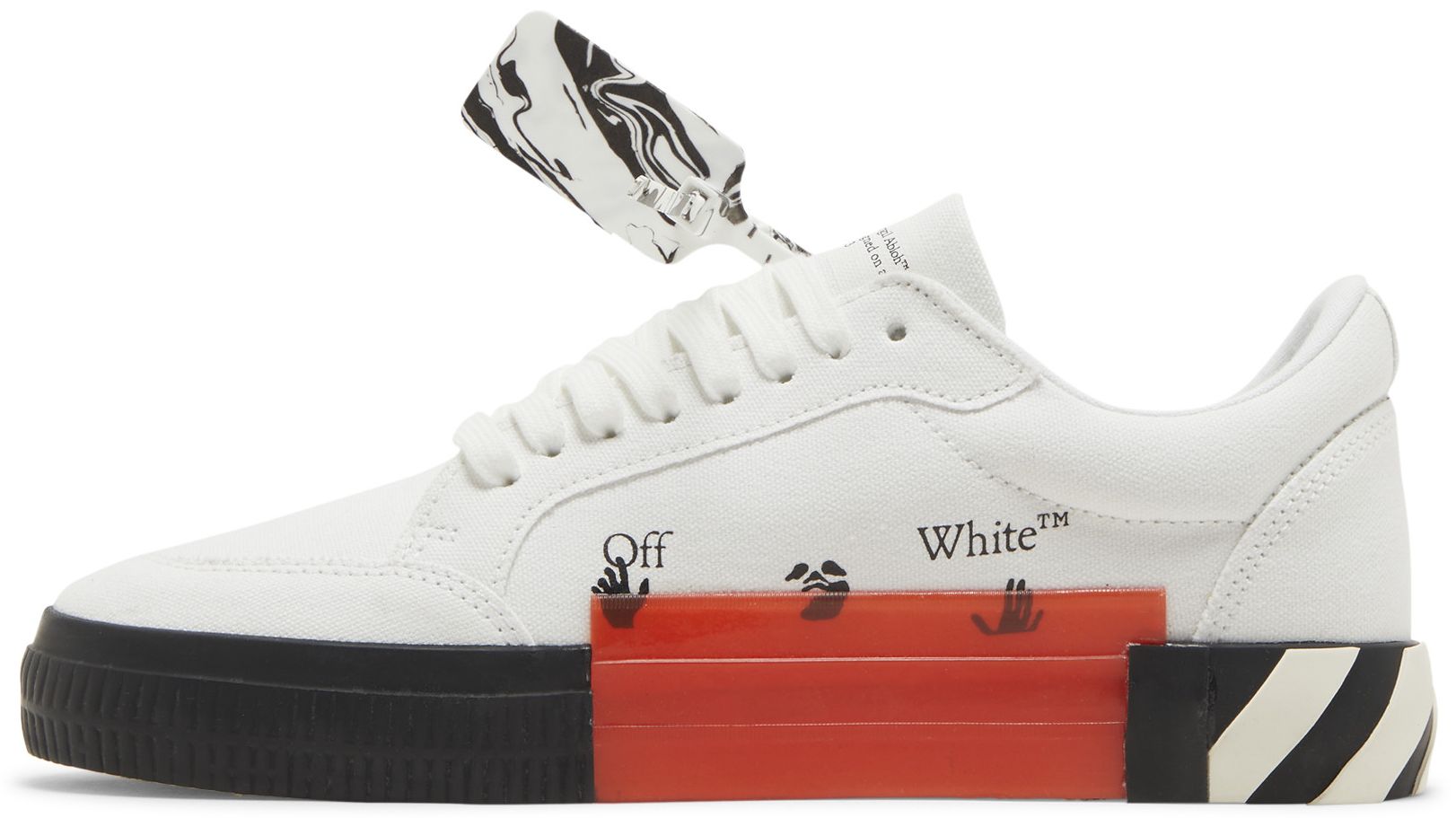 Buy Off-White Vulc Sneaker 'White Black' - OMIA085F21FAB002 0110 | GOAT