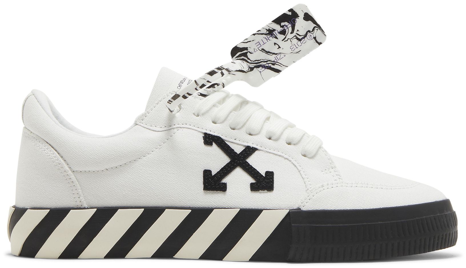 Buy Off-White Vulc Sneaker 'White Black' - OMIA085F21FAB002 0110 | GOAT